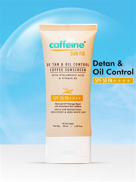 Buy Mcaffeine Naked And Raw Coffee Sunscreen Lotion Spf 50 Pa 50 Ml