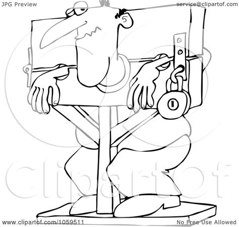 Royalty Free Vector Clip Art Illustration Of A Coloring Page Outline Of