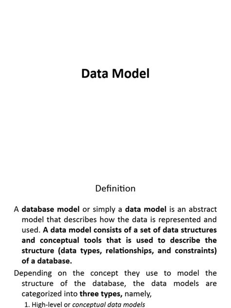 Data Model Pdf Relational Database Databases