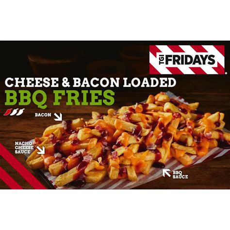 Tgi Fridays Cheese And Bacon Loaded Bbq Fries 400g Chips And Potatoes