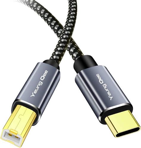 Usb C Printer Cable 20 Ft Usb Type C To Usb 2 0 Type B Printer Scanner Cable Cord Compatible