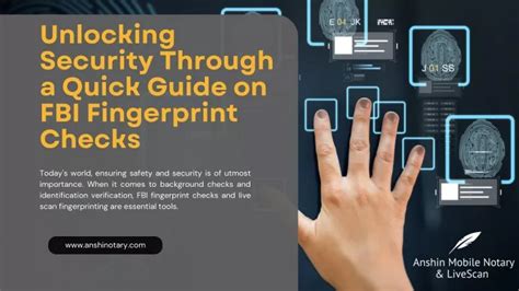 Ppt Unlocking Security Through A Quick Guide On Fbi Fingerprint