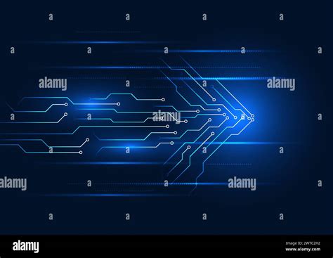 Arrow Technology Background Arrow Technology Circuit Pattern It Shows The Rapid Development And