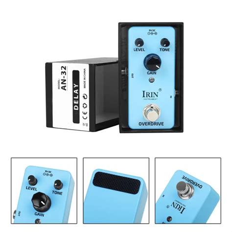 PÉdale Deffets Irin Overdrive Pour Guitare Cadeau Parfait Pour Les
