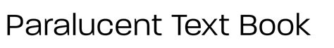 Paralucent Font Webfont And Desktop Myfonts