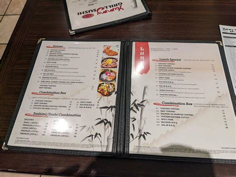 Menu At Yummy Grill And Sushi Restaurant Las Vegas W Lake Mead Blvd 105