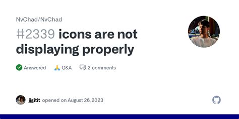 Icons Are Not Displaying Properly · Nvchad Nvchad · Discussion 2339
