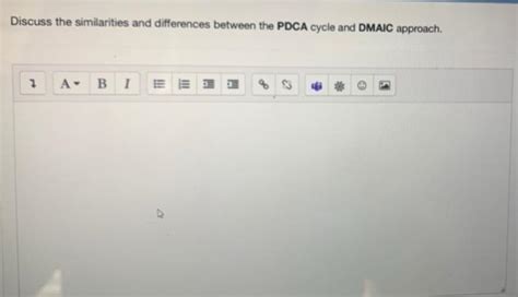 Solved Discuss The Similarities And Differences Between The