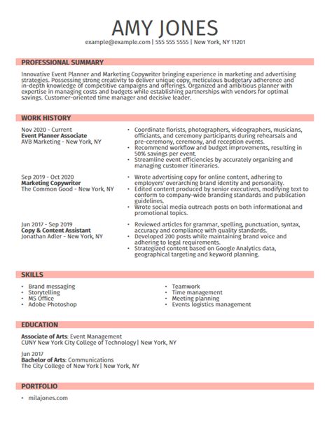 View Cv Examples Official Store Gbu Taganskij Ru