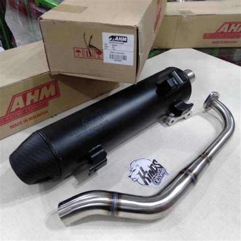 Jual Knalpot AEROX 155 AHM Malaysia ORINAL Standar Racing Kota
