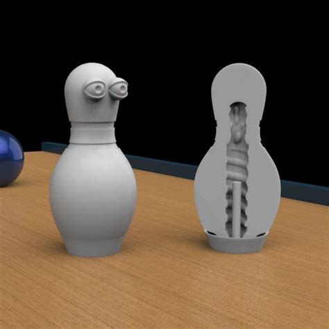Download File Bowling Pin Stroker Mold Set • 3d Print Object • Cults