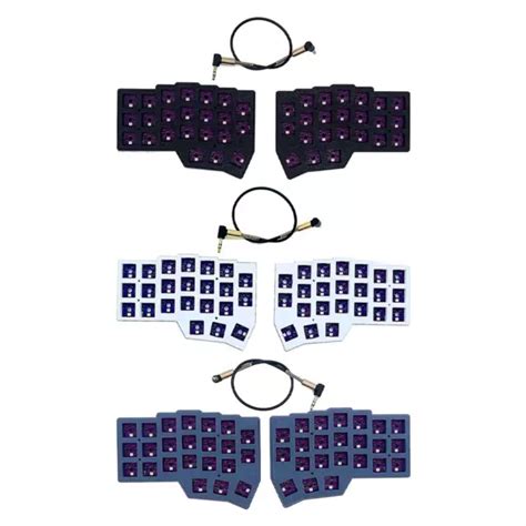 Wired Split Keyboard Left Right Hand Keyboard Kit Hot Swap Ergonomics🎄 £50 56 Picclick Uk