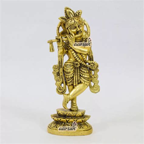 Krishna Idol In Brass