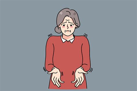 아픈 노인은 파킨슨 병으로 고통받습니다 노인에 대한 스톡 벡터 아트 및 기타 이미지 노인 마비 무서움 Istock
