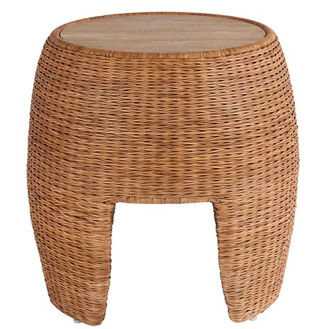 Havasu Rattan End Table Babettess Furniture