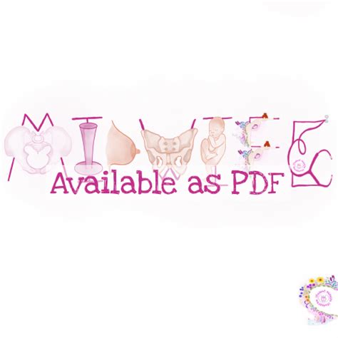 Midwife Digital Artwork Student Midwife Studygram