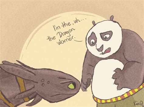 Toothless Meets The Dragon Warrior By Vic2ria On DeviantArt