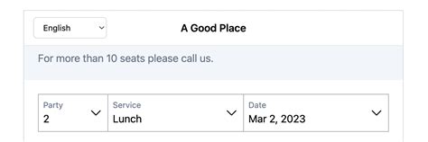 Settings Widget Form Alex Reservations Wordpress Plugin