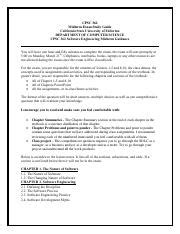 CPSC 362 MidtermStudyGuid Pdf CPSC 362 Midterm Exam Study Guide