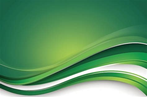Premium Photo Vector Abstract Green Curved Lines Background Template Brochure Design