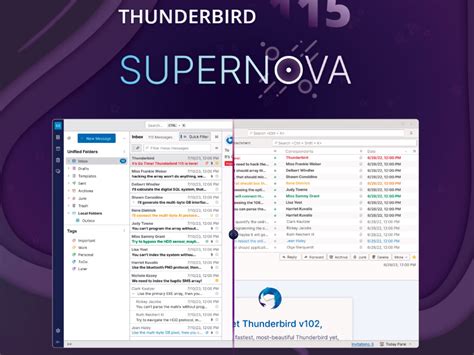 Thunderbird Supernova La Revolución En Gestión De Correo Electrónico