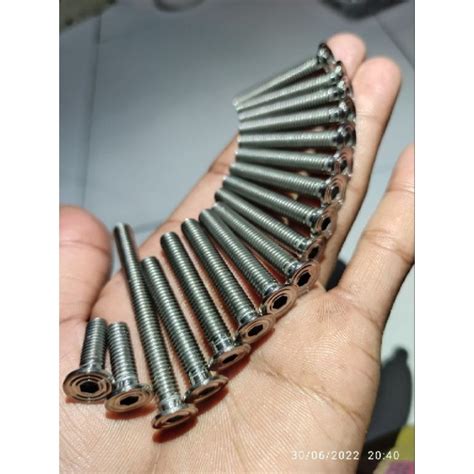 Jual Baut Calter Bak Kopling Magnet Kanan Kiri Rx King Handmade Stainless Baut Bak Kopling