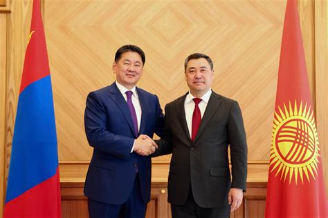 Монгол Улсын Ерөнхийлөгч У Хүрэлсүх Бүгд Найрамдах Киргиз Улсын