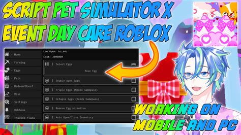 SCRIPT ROBLOX PET SIMULATOR X DAYCARE