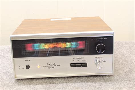 Sansui Ra 700 Reverberation Amplifier Spring Analog Stereo Reverb
