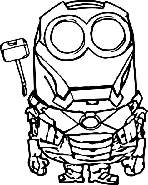Nice Minions Coloring Pages Check More At
