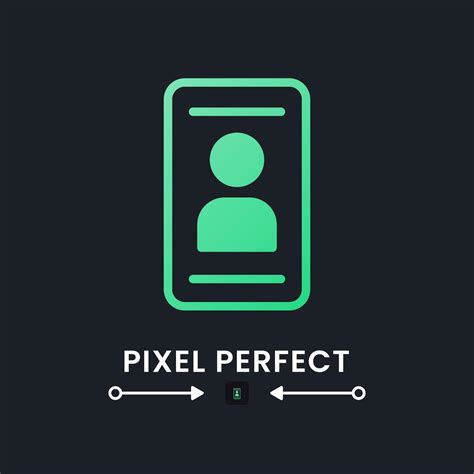 Personal Profile Green Solid Gradient Desktop Icon On Black Mobile Authentication Identity