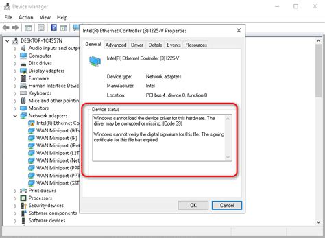 Problem With Driver For Ethernet Adapter I225 I226 Windows 10 1 1 4 42 Intel Community