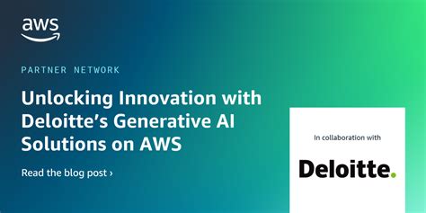 Unlocking Innovation A Closer Look At Deloittes Generative Ai