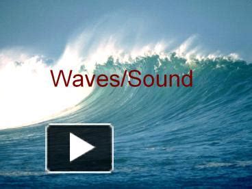 PPT Waves Sound PowerPoint Presentation Free To Download Id 526cd0 NTA1O