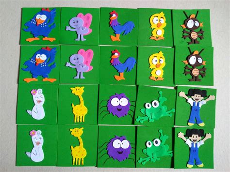 Jogo Da Memória turma da Galinha Pintadinha Elo