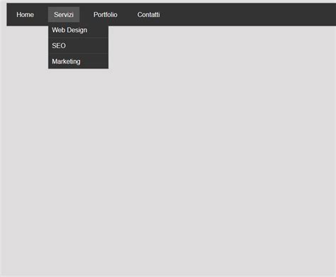 Come Creare Un Menu A Tendina Con Html E Css Gianluca Scoponi