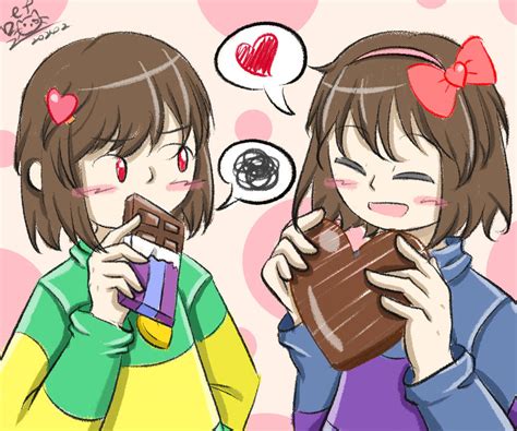 Valentines Chocolate Undertale Fanart By Linmeowcat On Deviantart