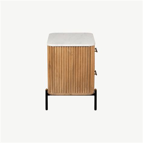 Java 2 Drawer Bedside Table Arighi Bianchi