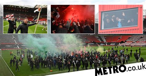 Man United Fans Storm Old Trafford As Liverpool Kick Off Is Postponed