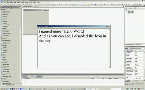 Visual Basic 2008 Tutorial Hello World Youtube