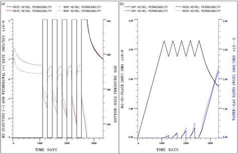 Nonhysteretic Case Of H 2 Storage With Two Different Simulation Inputs