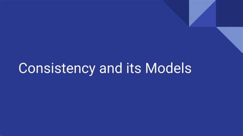 Replication In Distributed Systems Ppt