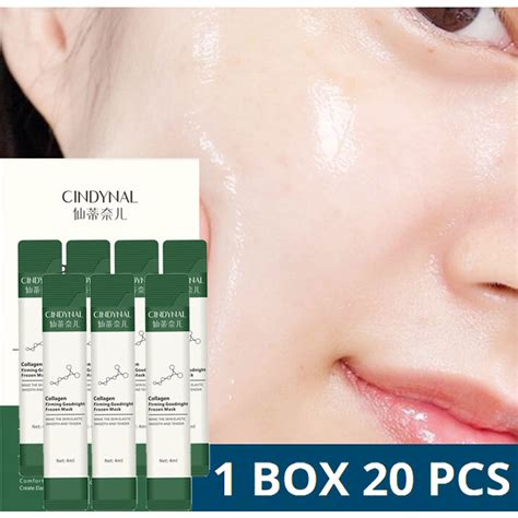 Jual Masker Wajah Kolagen Pemutih Glowing CINDYNAL Collagen Sleeping Mask Firming Whitening