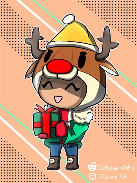 Red Nose Nita Artwork R Brawlstars