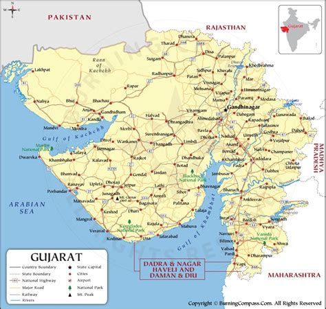 PDF Of Gujarat Map Gujarat Map PDF
