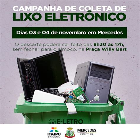 Campanha de coleta de lixo eletrônico acontecerá nesta quinta e sexta
