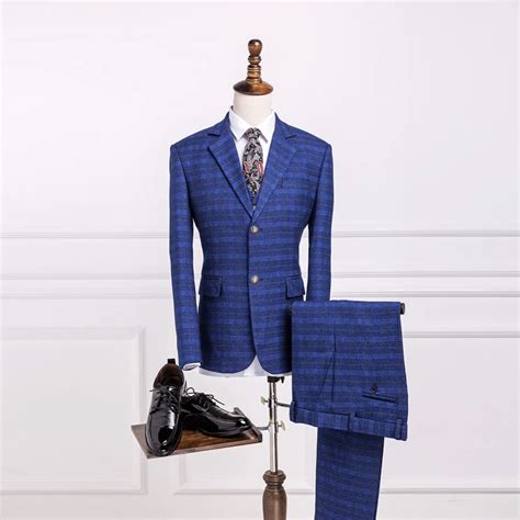 2018 Mens Suits Slim Fit Jacketvestpants Set Modern Latest Coat