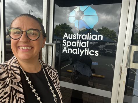 An Amazing Visit Today To The Australian Spatial Analytics Donna Isaacs