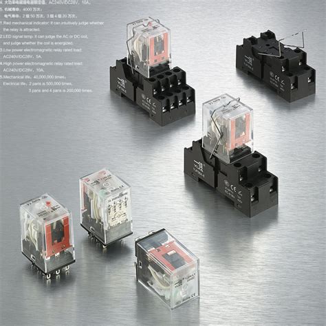 一佳14脚yj4n Gs小型中间电磁继电器12v24v220v带底座my4njhh54p虎窝淘
