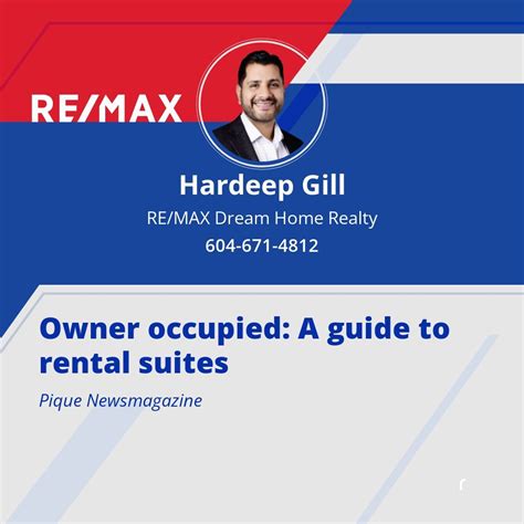 Hardeep Gill On Linkedin Owner Occupied A Guide To Rental Suites